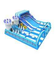China Blue Inflatable Castle: Fun for Little Explorers Adventure - Ready Play Area for sale