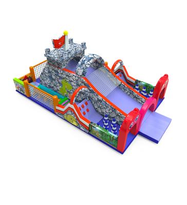 China Fun - Filled Inflatable Castle with Dinosaur Motifs Rock - Patterned for sale