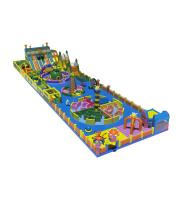 China Giant Vibrant Inflatable Amusement Park Adventure nchanting Fun Park Odyssey for sale