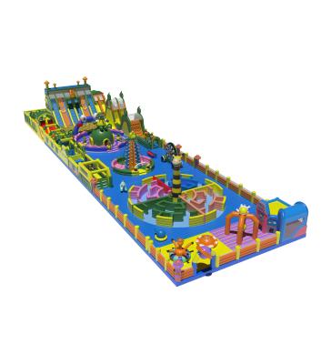 China Giant Vibrant Inflatable Amusement Park Adventure nchanting Fun Park Odyssey for sale