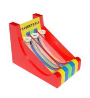 China Inflatable Mini Colorful Vibrant Three - Hoop Basketball Shooting Toy for sale