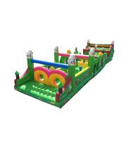 China Kids' Inflatable Amusement: Fun - Filled Obstacle Track Playtime Essential for sale