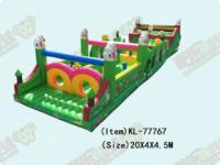 China Kids' Inflatable Amusement: Fun - Filled Obstacle Track Playtime Essential for sale