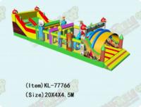 China Angry Birds - Inspired Inflatable Fun Park for Kids Vibrant Adventure for sale