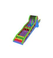 China Rainbow - Hued Vibrant Inflatable Obstacle Course for Playful Fun for sale
