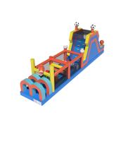 China Multi - colored Inflatable Obstacle with Sport Icons with Bright Hues for sale