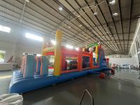China Multi - colored Inflatable Obstacle with Sport Icons with Bright Hues for sale