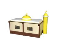 China Religion Player Room Air Inflatable Outdoor Tent For Muslim for sale