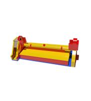 China Yellow - Red Inflatable Play Structure Cheerful Construction Apparatus for sale