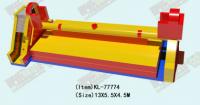 China Yellow - Red Inflatable Play Structure Cheerful Construction Apparatus for sale