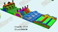 China Vivid Bright - colored Inflatable Obstacle Play Adventure Joy for sale