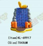 China Colorful Fun Inflatable Wall with Caterpillar Rock - Climbing  Adventure for sale