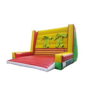 China Playful Inflatable Sticky Wall Attraction with Two Suits Included Rock - Climbing Structure for Exciting Challenges for sale