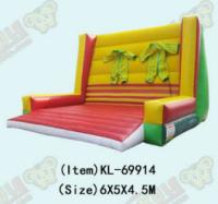 China Playful Inflatable Sticky Wall Attraction with Two Suits Included Rock - Climbing Structure for Exciting Challenges for sale