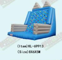 China Blue Inflatable Rock Climbing Wall: A Fun Adventure for All Ages Exciting Play for sale