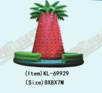 China Pineapple - Formed Inflatable Rock Climbing Wall: Colorful Holds & Fun for sale