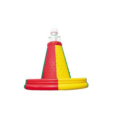China Amazing Inflatable Rocket - Modeled Climbing Wall Item Art for sale