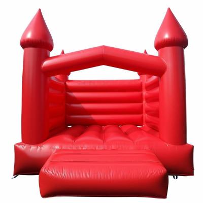China Portable Lightweight Foldable Red Inflatable Bouncy Castle Suitable for Event Rentals Outdoor Parties and Children Play Areas for sale