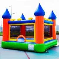 China 10ft X 10ft X 8ft Inflatable Castles Durable PVC Or Vinyl Construction Custom Logo Can Be Printing Ideal For Family Events for sale