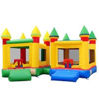 China Multiple Colors Inflatable Castles Lightweight And Foldable For Easy Transport With Weight Capacity Up To 500 Lbs Ideal For Events And Parties for sale