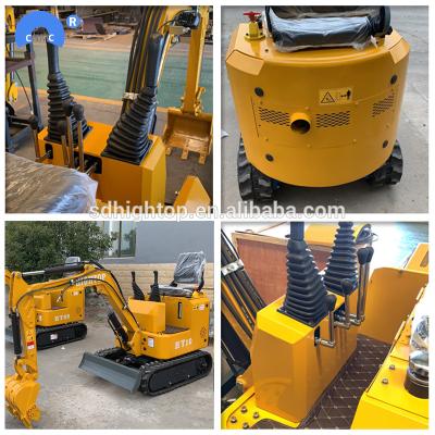 China 0.8Ton 1 Ton Mini Excavators Ripper Micro Excavator For Garden for sale