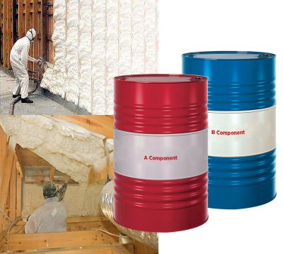 China liquid chemical open cell Polyurethane Foam for Wall Insulation chemical raw materials for sale