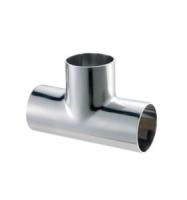 China sanitary 304 stainless steel welding equal tee ,Food grade welded elbow tee stainless steel pipe sanitary fittings for sale