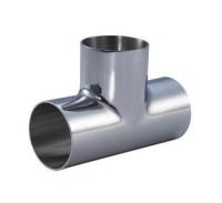 China sanitary 304 stainless steel welding equal tee ,Food grade welded elbow tee stainless steel pipe sanitary fittings for sale