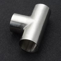 China sanitary 304 stainless steel welding equal tee ,Food grade welded elbow tee stainless steel pipe sanitary fittings for sale