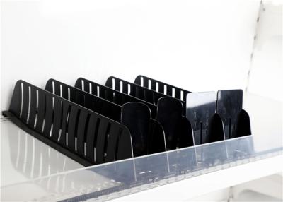 China Width Adjustable 3N 6N 9N Shelf Pusher System Spring Loaded Shelf Pusher For Cigarette Displaying for sale