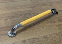 China Stain Steel Yellow Plastic 800mm 150kg Disabled Wall Handles Disabled Grab Rail for sale