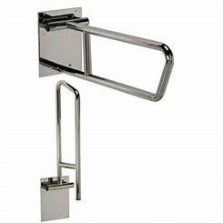 China Cubilox SUS304 Accessible Toilet Grab Rails Toilet Assist Rail for sale