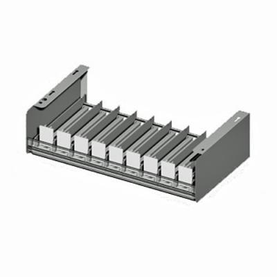 China Plastic 185mm Spring Loaded Shelf Tobacco Pack Pusher Lane System For Spice Nail for sale