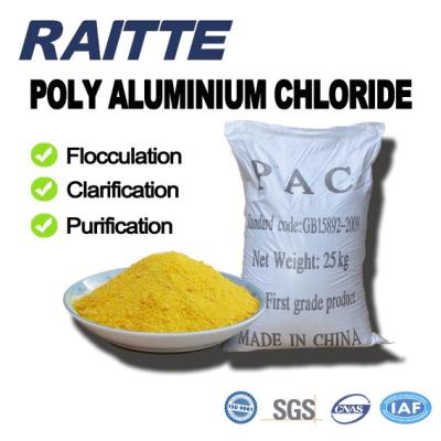 China Pac Poly Aluminium Chloride Flocculant Agent Cas No 1327-41-9 for sale