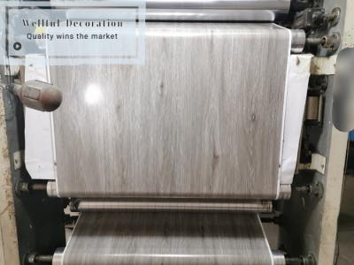 China New pine wood design vinyl decorative film width 1000mm for SPC / WPC flooring for sale