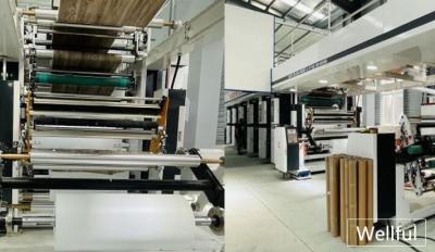 China Oak Wood PVC Printing Film For Vinyl Dry Back / SPC / WPC Tile Flooring for sale