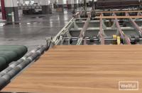 China Customizable SPC Plank Flooring 5.0MM with Fire Resistance Class B1 Certification for sale