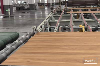 China Customizable SPC Plank Flooring 5.0MM with Fire Resistance Class B1 Certification for sale