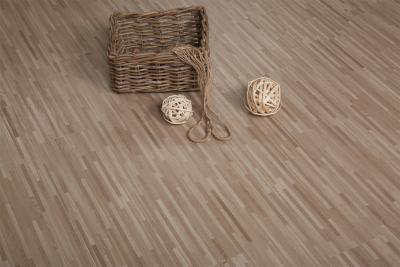China Loose Lay PVC Wood Plank Flooring 4mm Thick DIY No Glue Wear Resistant Indoor Flooring for sale