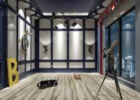 China PVC Vinyl Flooring Decorative Film 0.07mm Thickness 1000mm Width Wood Grain Design for sale