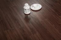 China Residential PVC Vinyl Plank Flooring Dark Wooden Color 2.0mm Thickness Wear Resistant for sale