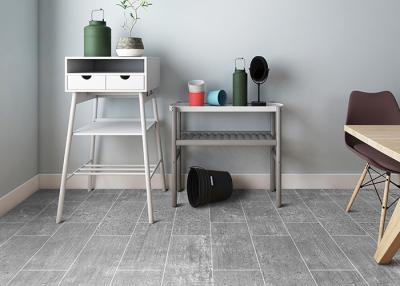 China PVC Grey Marble Color Film 0.07mm x 1000mm Smooth Surface No Paint Smell for sale