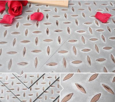 China Industrial EIR Floor Garage Waterproof Vinyl Flooring Stainless Steel Look 4mm Thick for sale