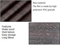 China Indoor Flooring PVC Decorative Film Vivid Texture Easy Clean for sale