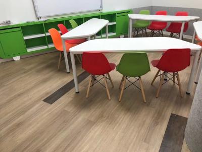 China Fire Retardant LVT Vinyl Plank Flooring 4mm Thick Waterproof Wood Plank for sale