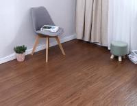 China LVT Plank Flooring 5.0mm Thickness Wear Layer 0.3mm Oak Wood Color Click Lock Waterproof for sale