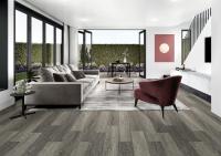 China 1000mm Width Vinyl Floor Decor Layer Waterproof Carbonized Oak Wood Color for sale