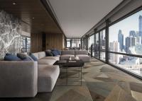 China PVC Wood Look Flooring Film 1000mm Width 0.07mm Thickness Non Toxic Eco Friendly for sale