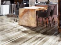 China 1000mm Wood Grain Laminate PVC Film Waterproof Decorative Flooring Film 0.07mm for sale