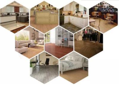 China Commercial Vinyl Plank Flooring Waterproof 2.0mm Thickness Dry Back PVC for sale